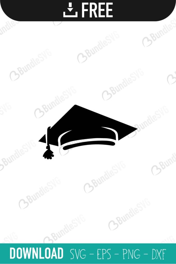 Graduation Cap SVG Cut Files Free Download | BundleSVG.com