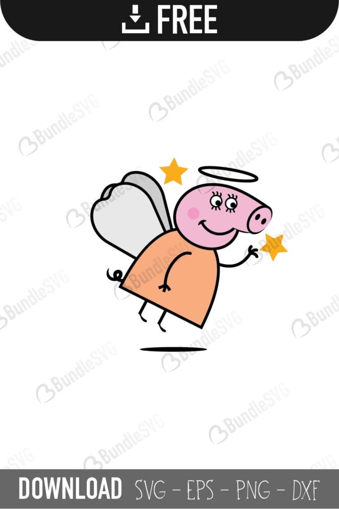 Free Peppa Pig SVG Cut Files Free Download | BundleSVG.com