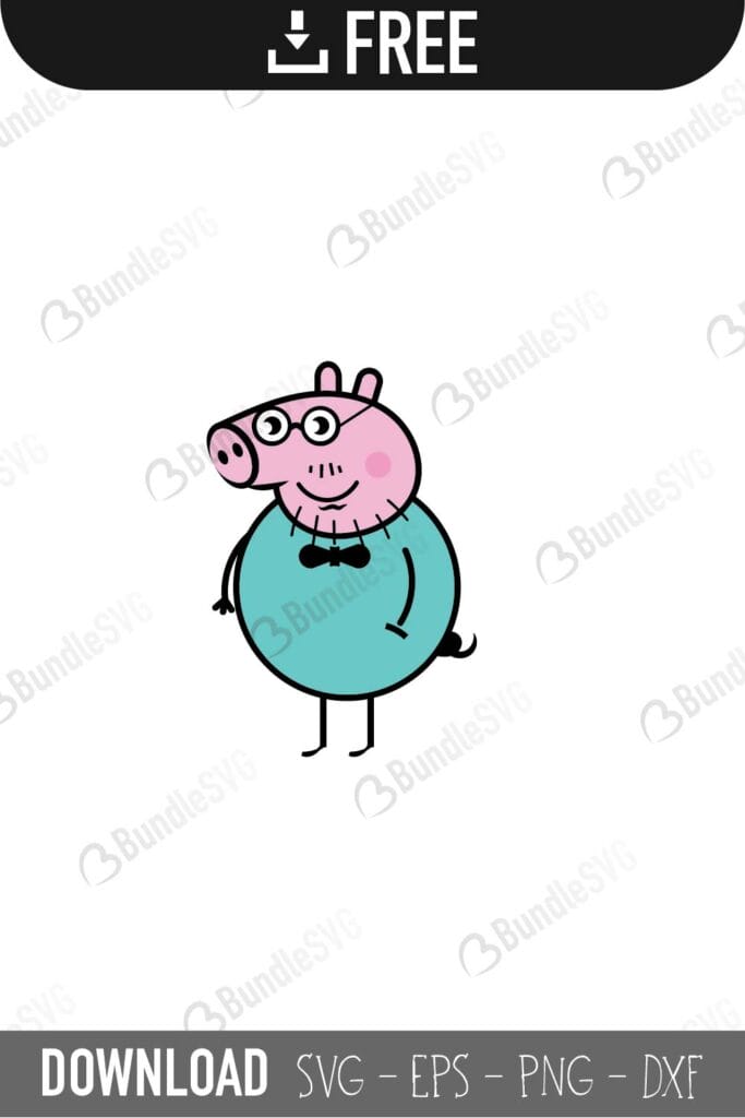 Free Peppa Pig SVG Cut Files Free Download | BundleSVG.com