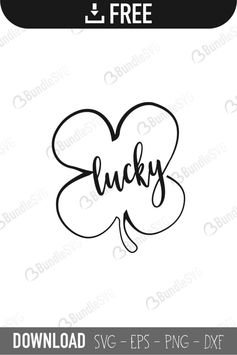 Free Lucky - St Patricks SVG Files Download | BundleSVG