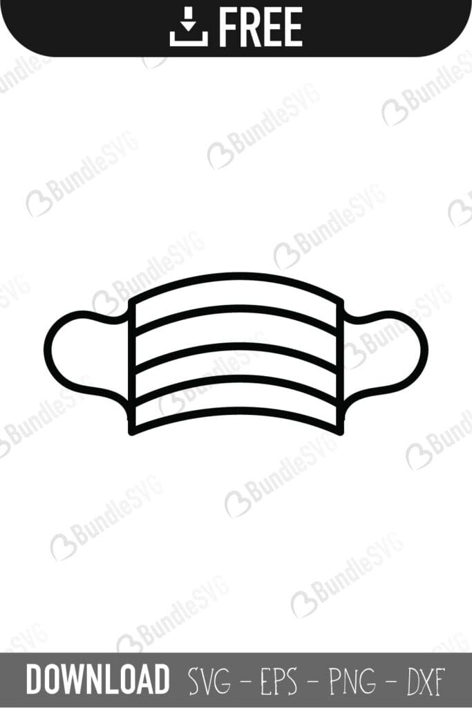 Medical Mask SVG Cut Files Download | BundleSVG