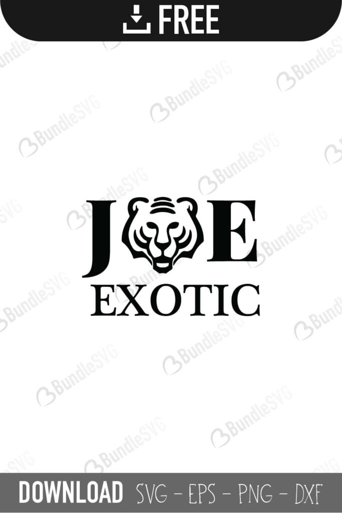 Joe Exotic SVG Cut Files Free Download | BundleSVG