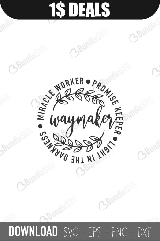 Waymaker SVG Cut Files Free Download | BundleSVG.com