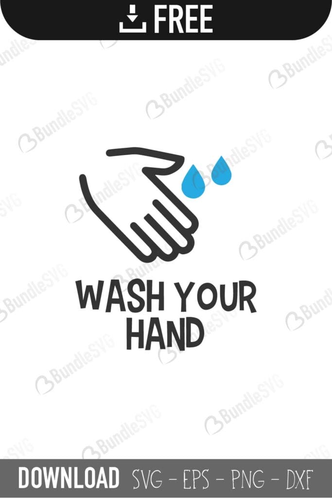 Wash Your Hand SVG Cut Files Free Download | BundleSVG