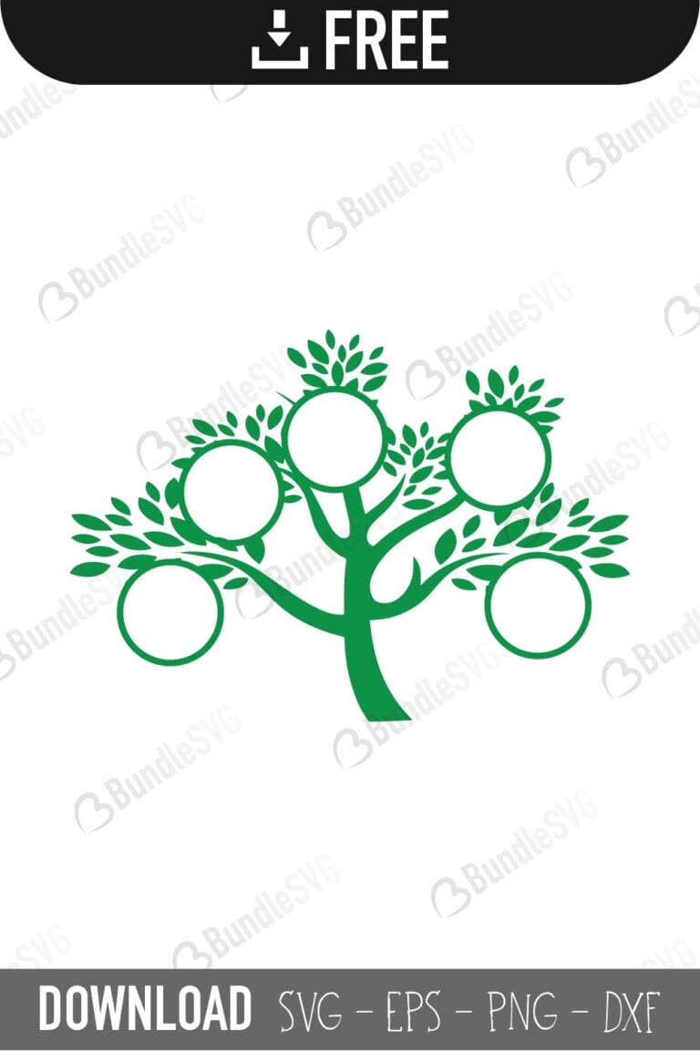 Family Tree SVG Cut Files Free Download | BundleSVG