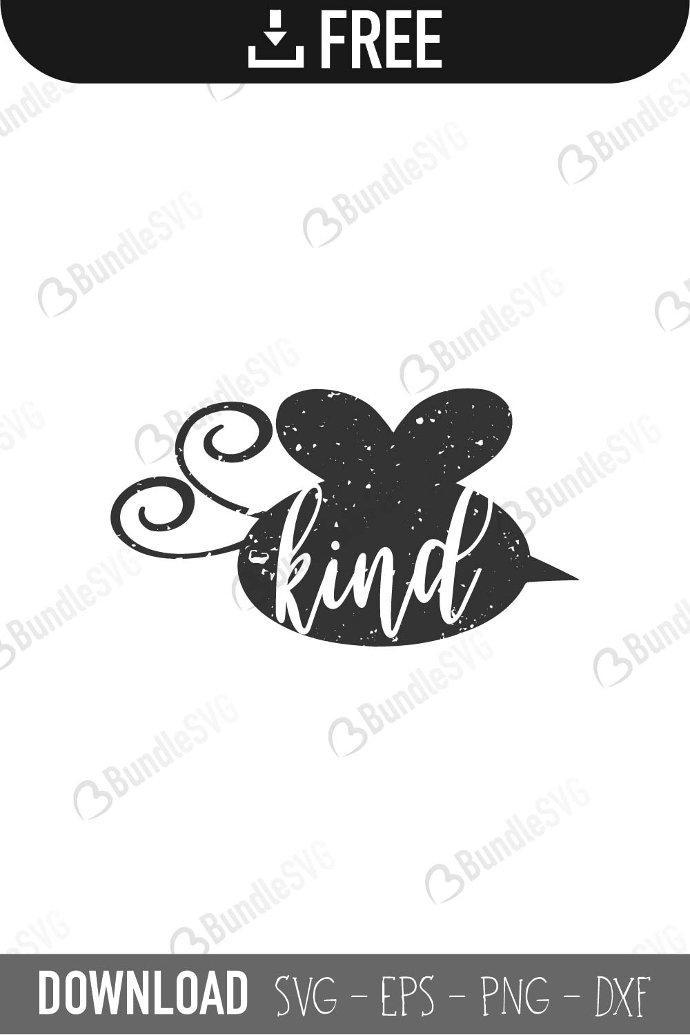 Bee Kind SVG Cut Files Free Download | BundleSVG
