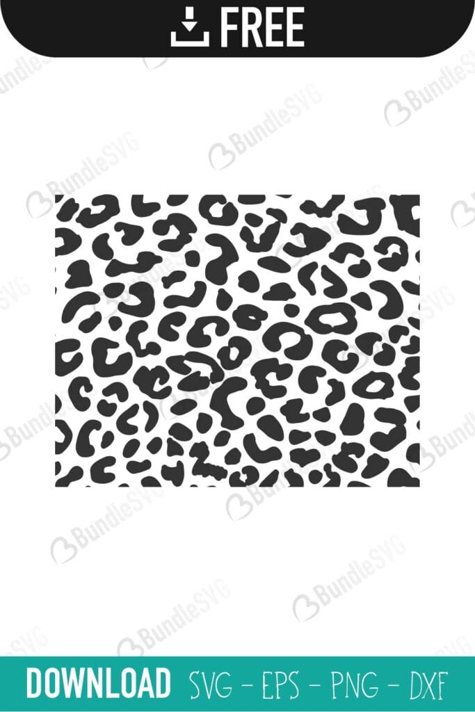 Leopard Print SVG Cut Files Free Download | BundleSVG.com