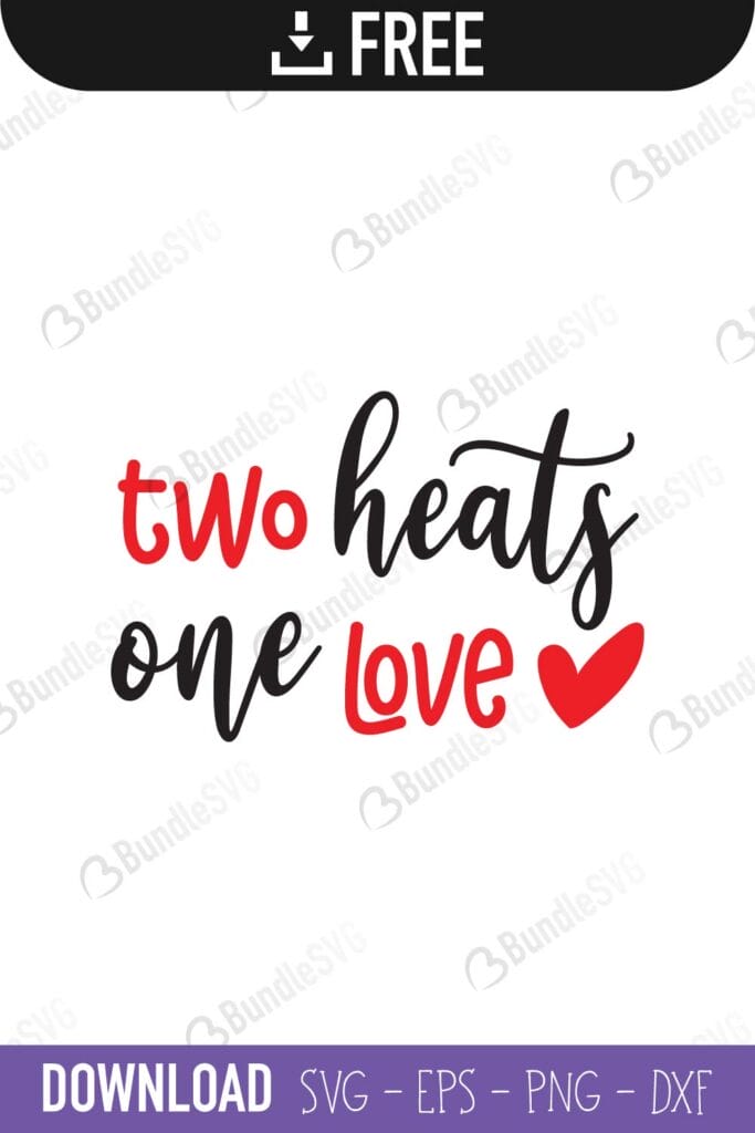 One Heart SVG Cut Files Free Download | BundleSVG