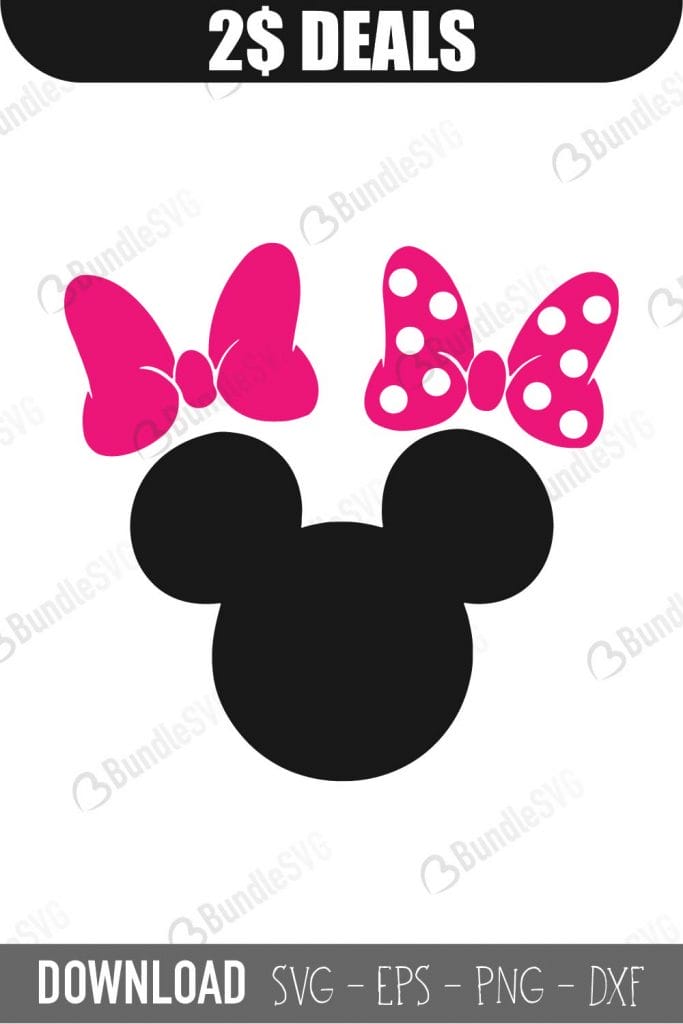 Minnie Mouse SVG Cut Files Free Download | BundleSVG.com