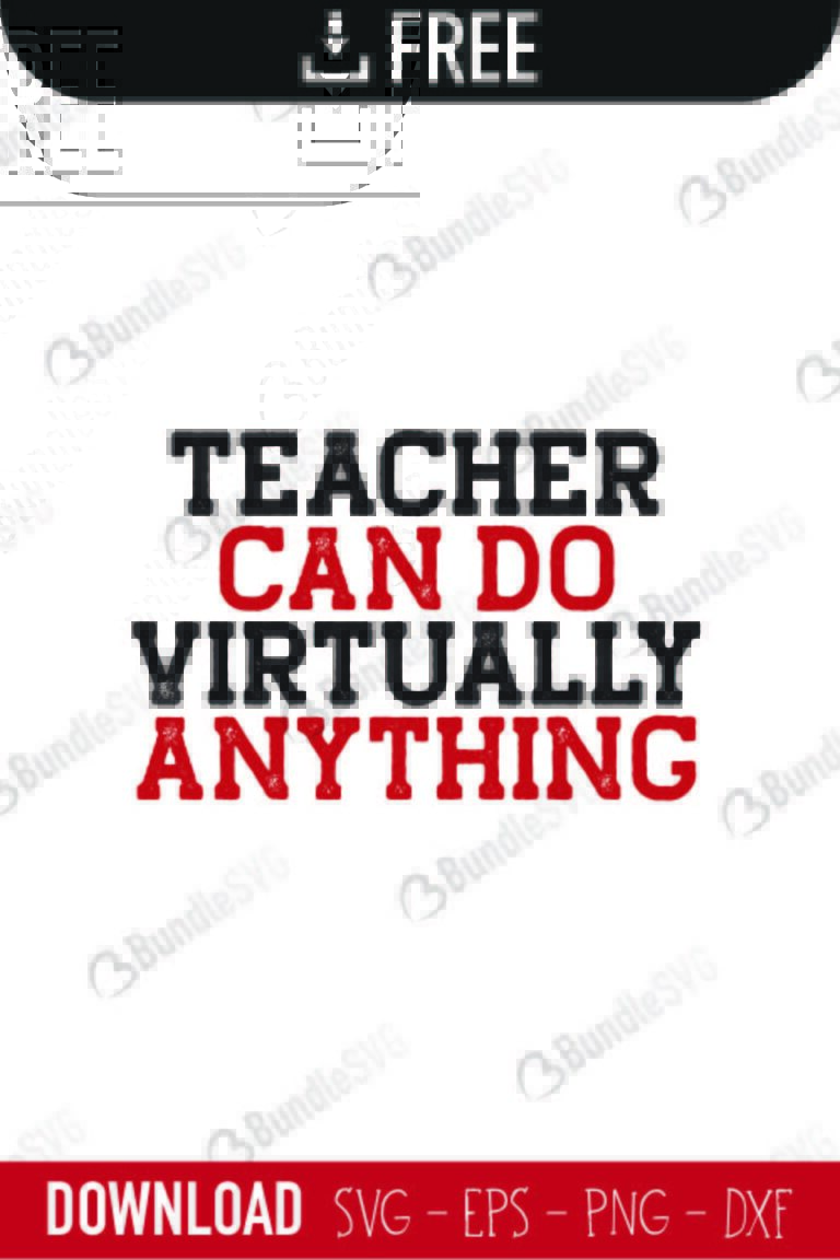 Teacher SVG Cut Files Free Download | BundleSVG