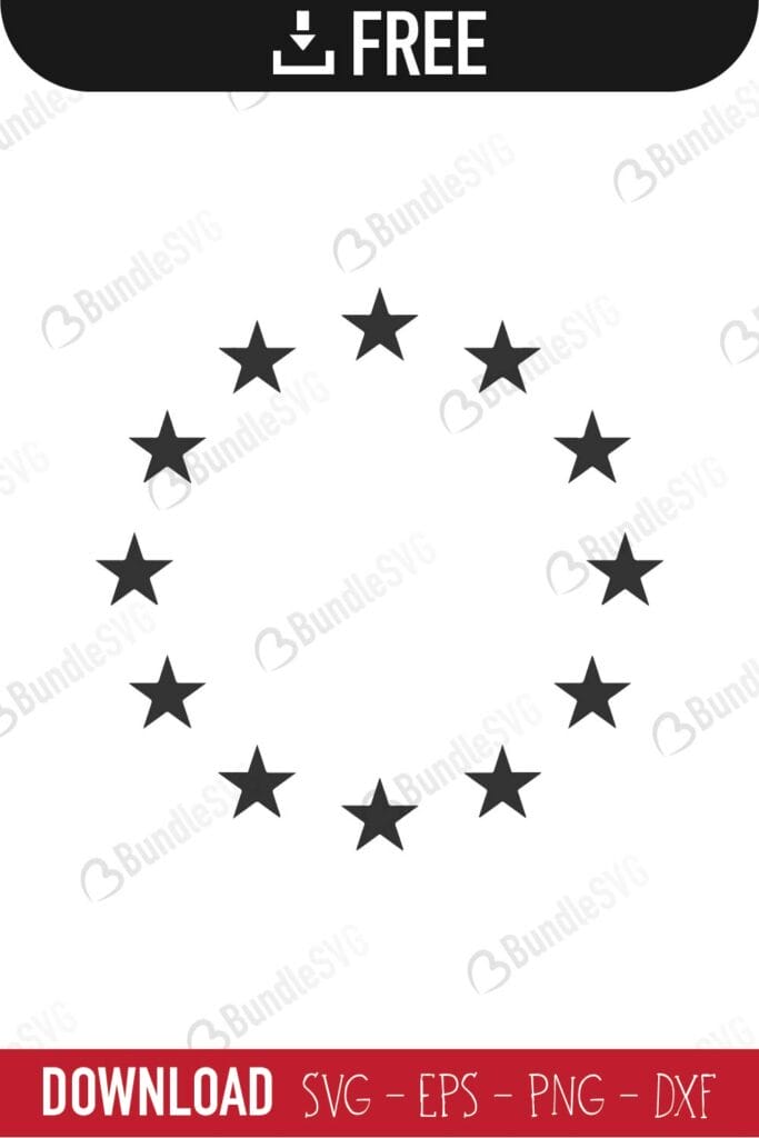 13 Stars SVG Cut Files Free Download | BundleSVG