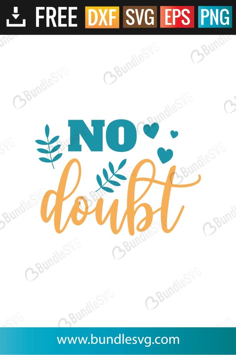 No Doubt SVG Cut Files Free Download | BundleSVG.com