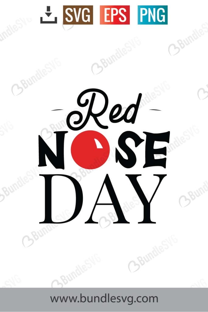 Red Nose Day Svg Free Download | BundleSVG.com