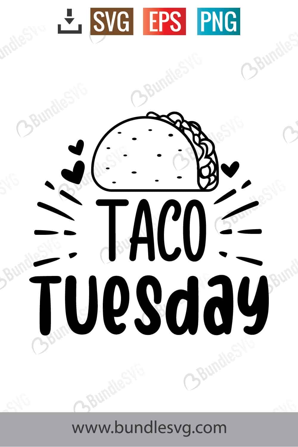 Taco Tuesday Svg Free Download | BundleSVG.com